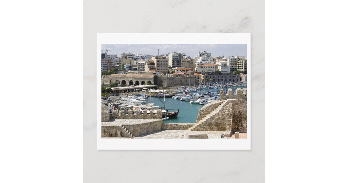 Greece Crete Heraclion Postcard | Zazzle