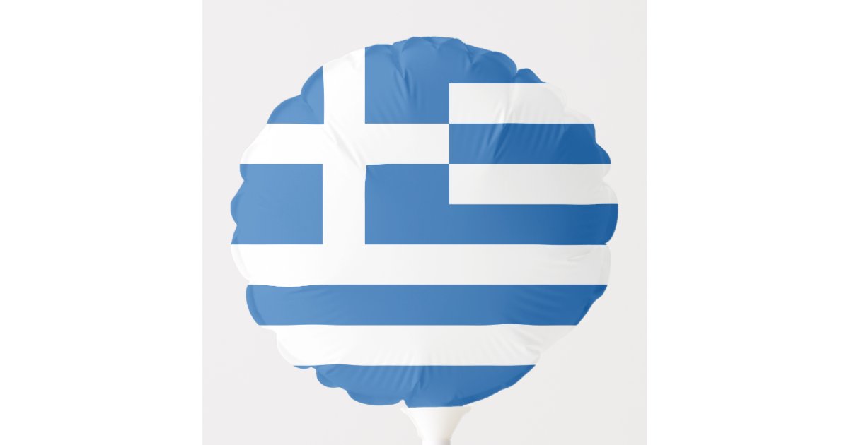 Greece Flag Balloon | Zazzle