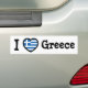 Greece Flag Bumper Sticker | Zazzle