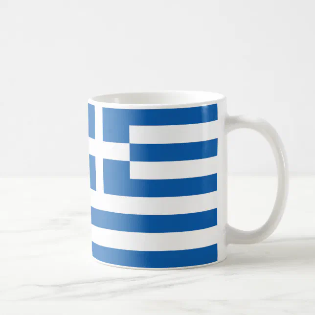 Greece Flag Ceramic Mug | Zazzle