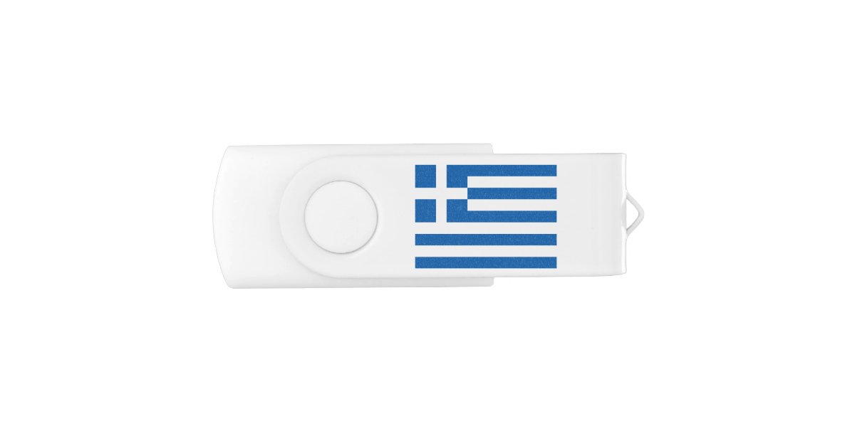 Greece Flag Flash Drive | Zazzle