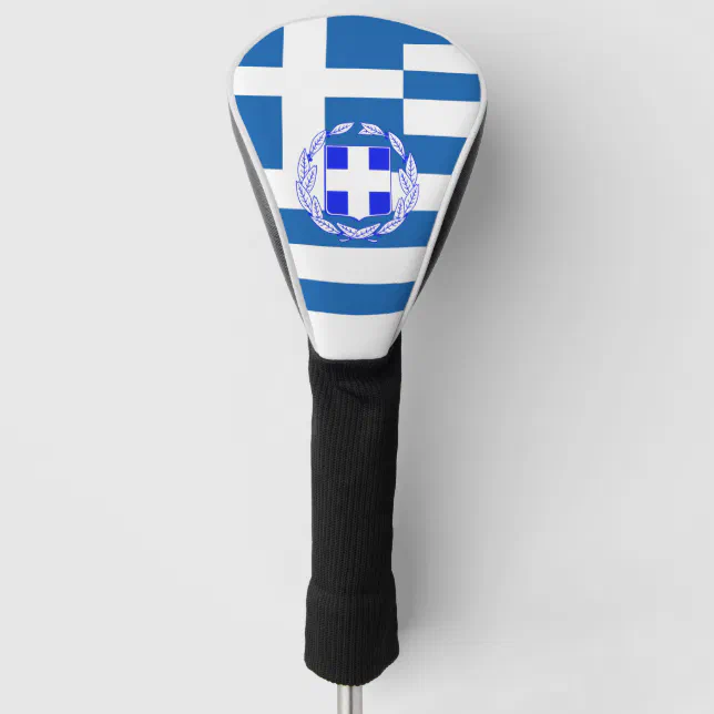 Greece flag golf head cover | Zazzle