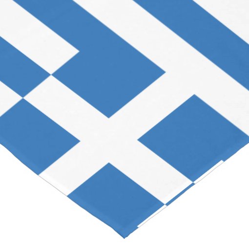 Greece Flag Greek Patriotic Short Table Runner | Zazzle