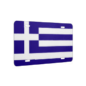 Greece Flag License Plate | Zazzle