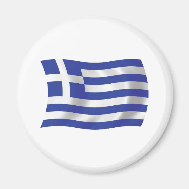 Greece Flag Magnet | Zazzle