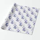 Greece Flag Honeycomb Wrapping Paper | Zazzle.com