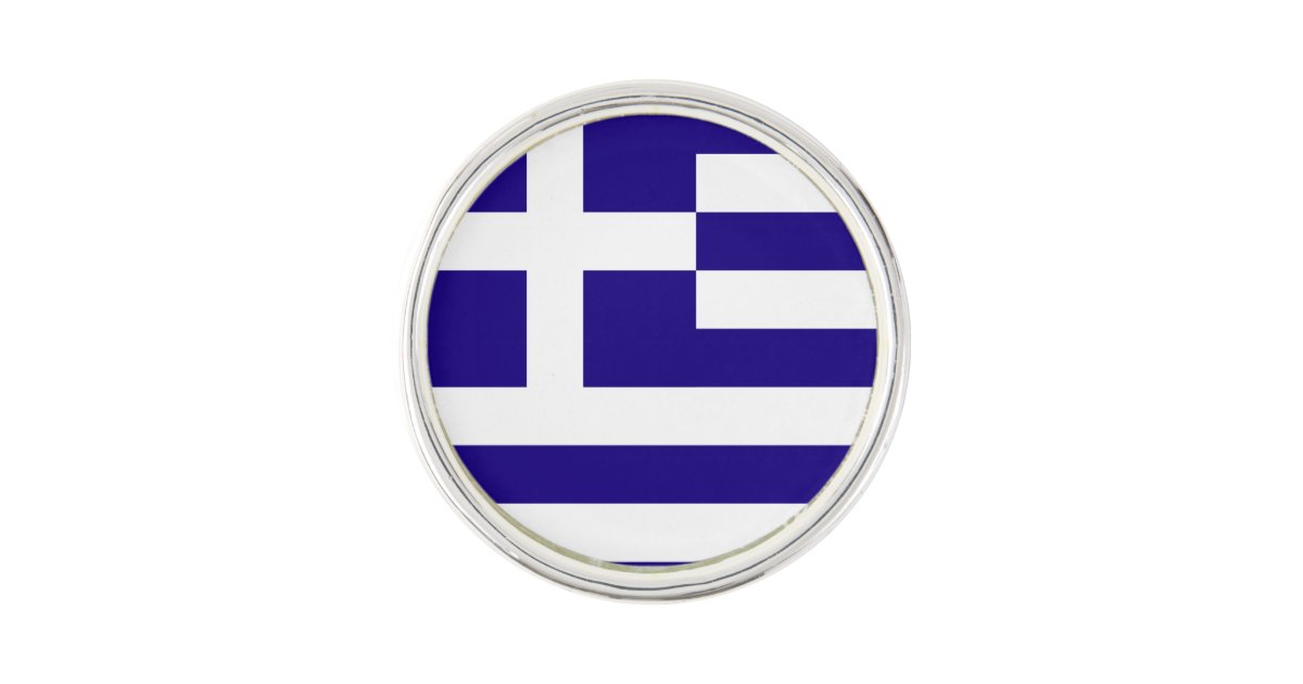 Greece Flag Pin | Zazzle