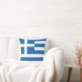 Greece (Greek) Flag Throw Pillow | Zazzle