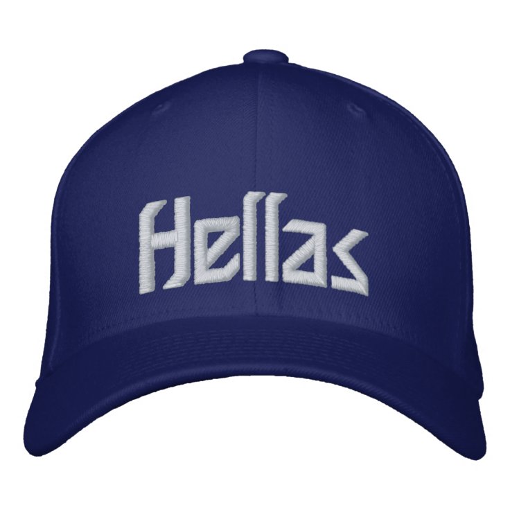 Greece - Hellas Embroidered Baseball Cap | Zazzle