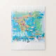 Greece Illustrated Travel Map with Landmarks Jigsaw Puzzle | Zazzle