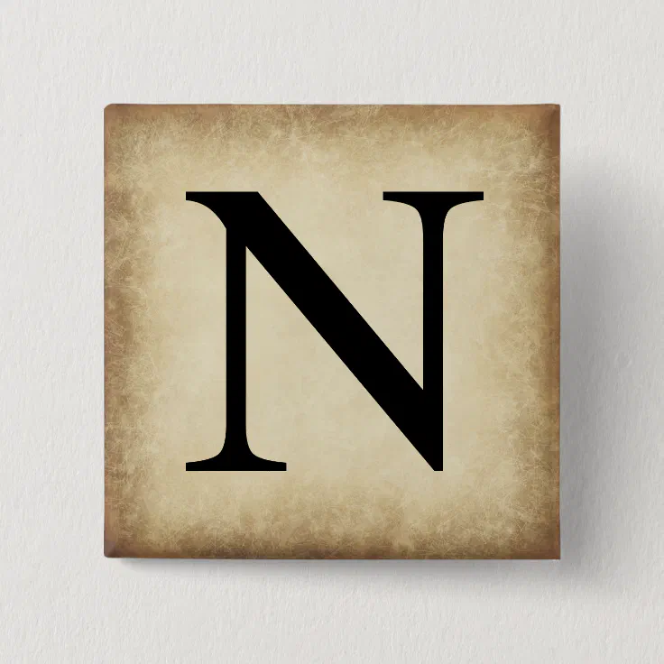 Greek Alphabet Letter Nu Button | Zazzle