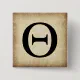 Greek Alphabet Letter Theta Button | Zazzle