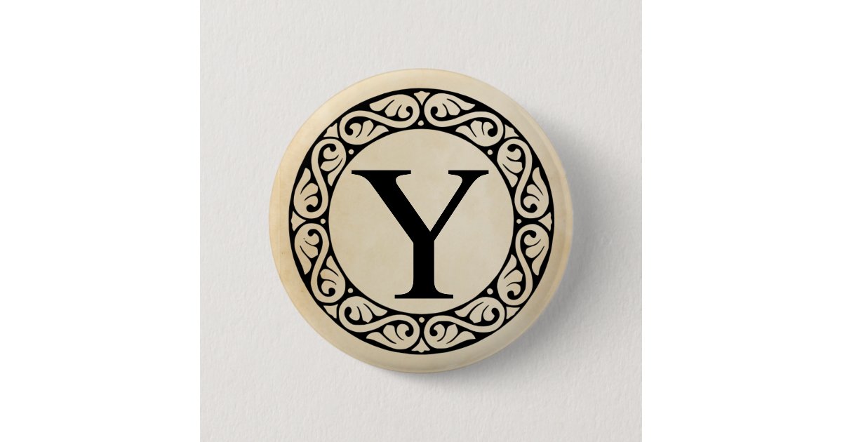 Greek Alphabet Letter Upsilon Pinback Button | Zazzle