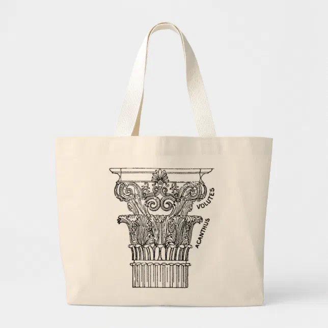 Greek Column Bag | Zazzle