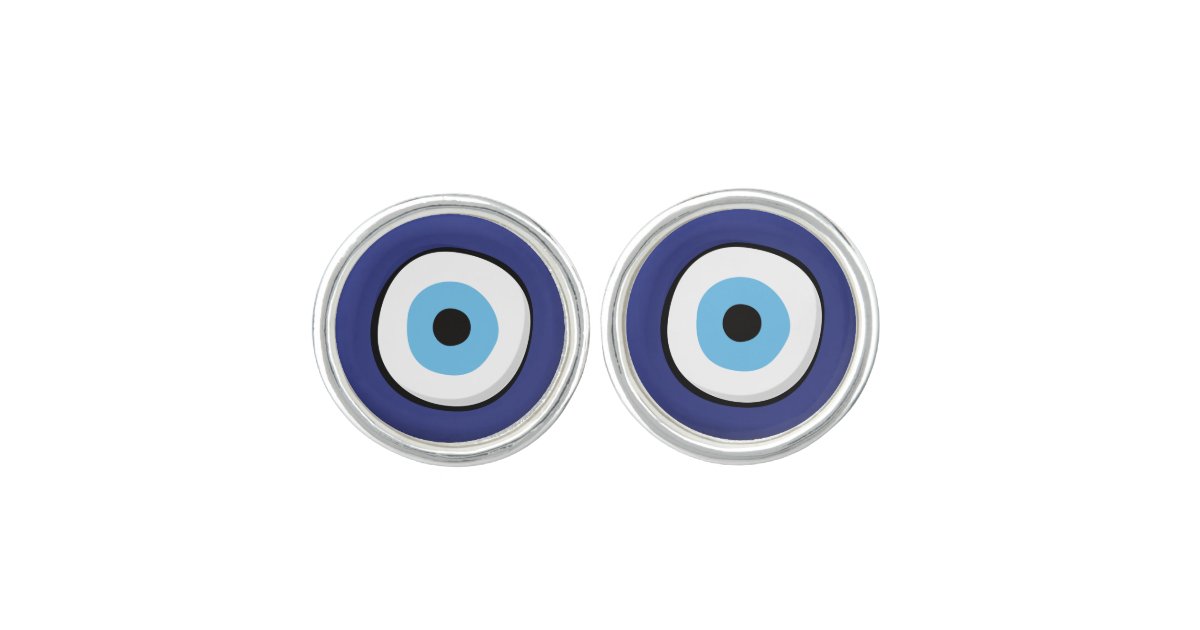 Greek Evil Eye Cufflinks | Zazzle