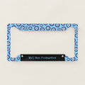 Greek Evil Eye Pattern License Plate Frame | Zazzle