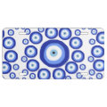 Greek Eye Good Luck Symbol Pattern License Plate | Zazzle