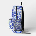 Greek Eye Good Luck Symbol Pattern Name Printed Backpack | Zazzle