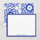 Greek Eye Good Luck Symbol Pattern Note Card | Zazzle