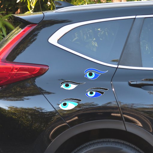 Greek Fishing Boat Eyes Sticker | Zazzle