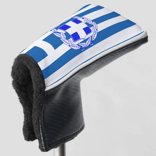 Greek flag golf head cover | Zazzle