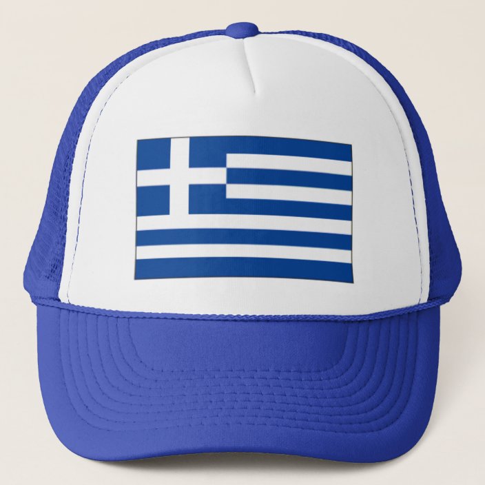 Greek Flag Hat - Proud to Be Greek ! | Zazzle.com