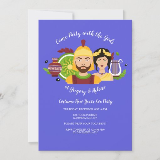 Greek Gods Invitation | Zazzle