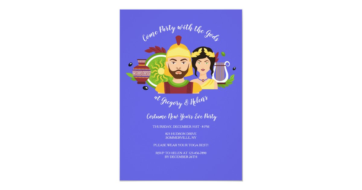 Greek Gods Invitation | Zazzle.com