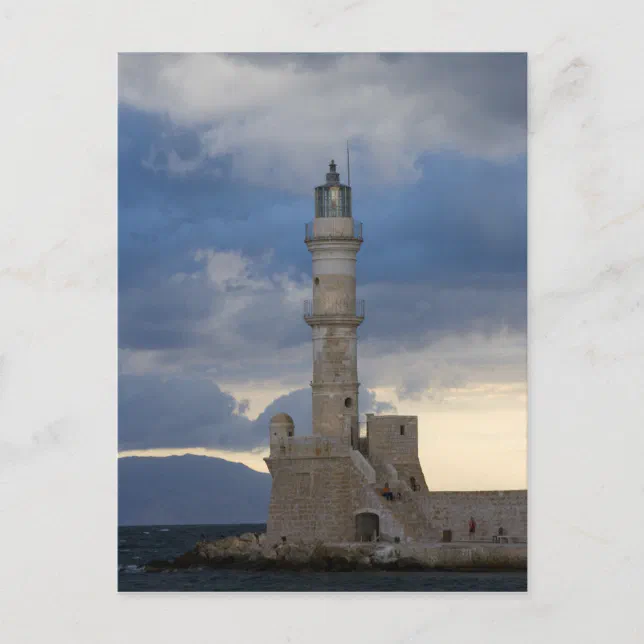 Greek Island of Crete and old town of Chania 2 Postcard | Zazzle