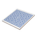 Greek Key Design Ceramic Tile | Zazzle