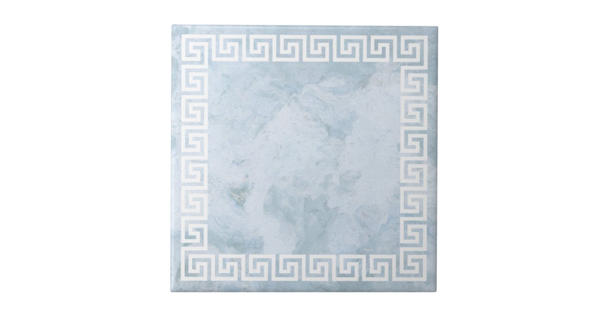 Greek Key Design Ceramic Tile | Zazzle