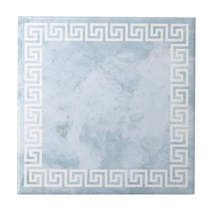 Greek Key Design Ceramic Tile | Zazzle