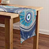 Greek Mati Mataki - Matiasma Evil Eye Pattern #4 Short Table Runner ...