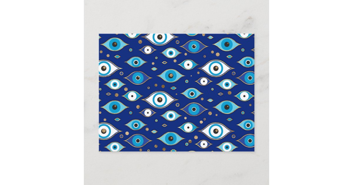 Greek Mati Mataki - Matiasma Evil Eye protection Postcard | Zazzle