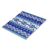 Greek Meander Key and Evil Eye Ceramic Tile | Zazzle