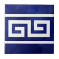Greek Meander Key Border Tile | Zazzle