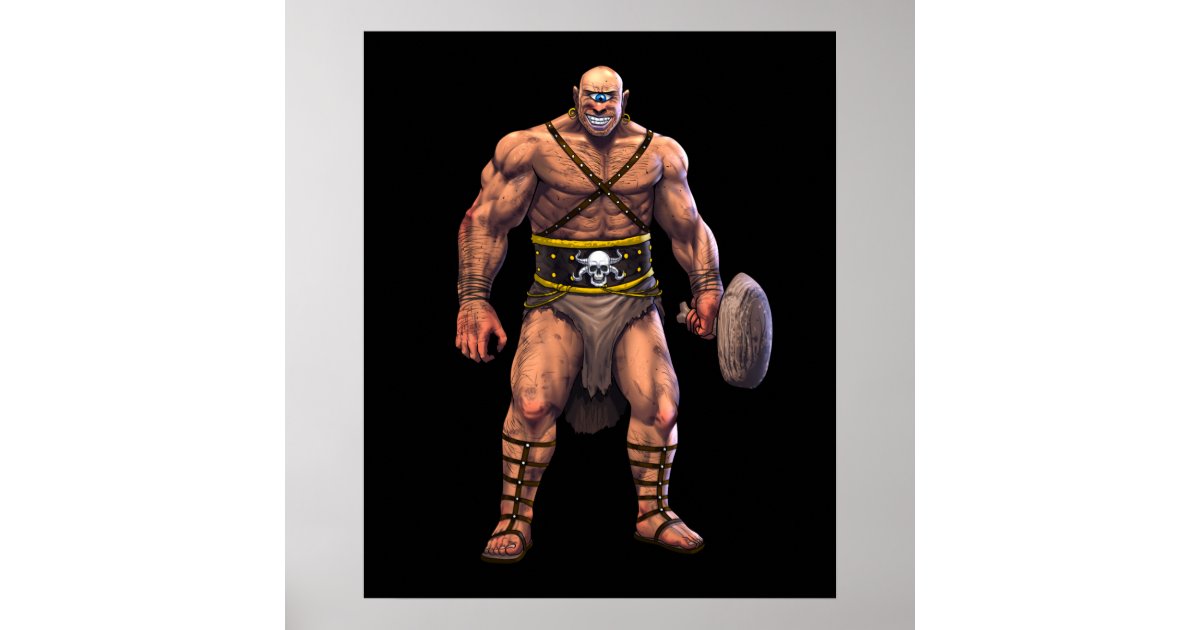 Greek Mythology Cyclops Poster | Zazzle