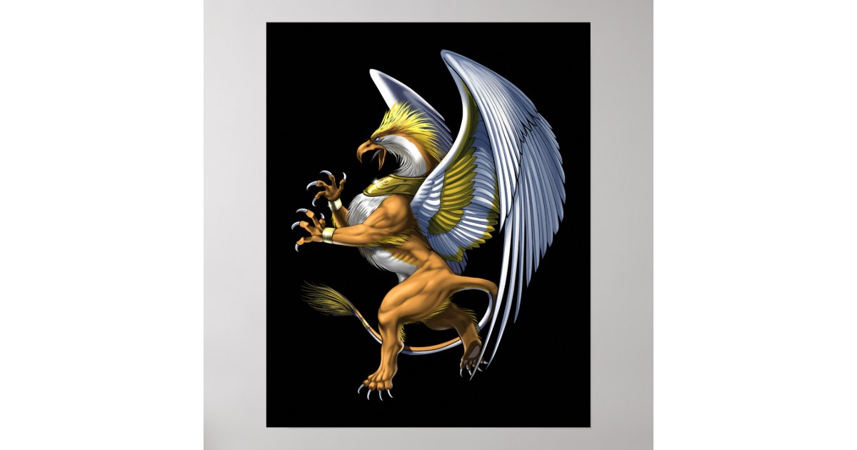 Greek Mythology Griffin Poster | Zazzle