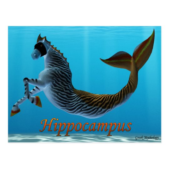 Greek Mythology Postcards: Hippocampus Postcard | Zazzle.com