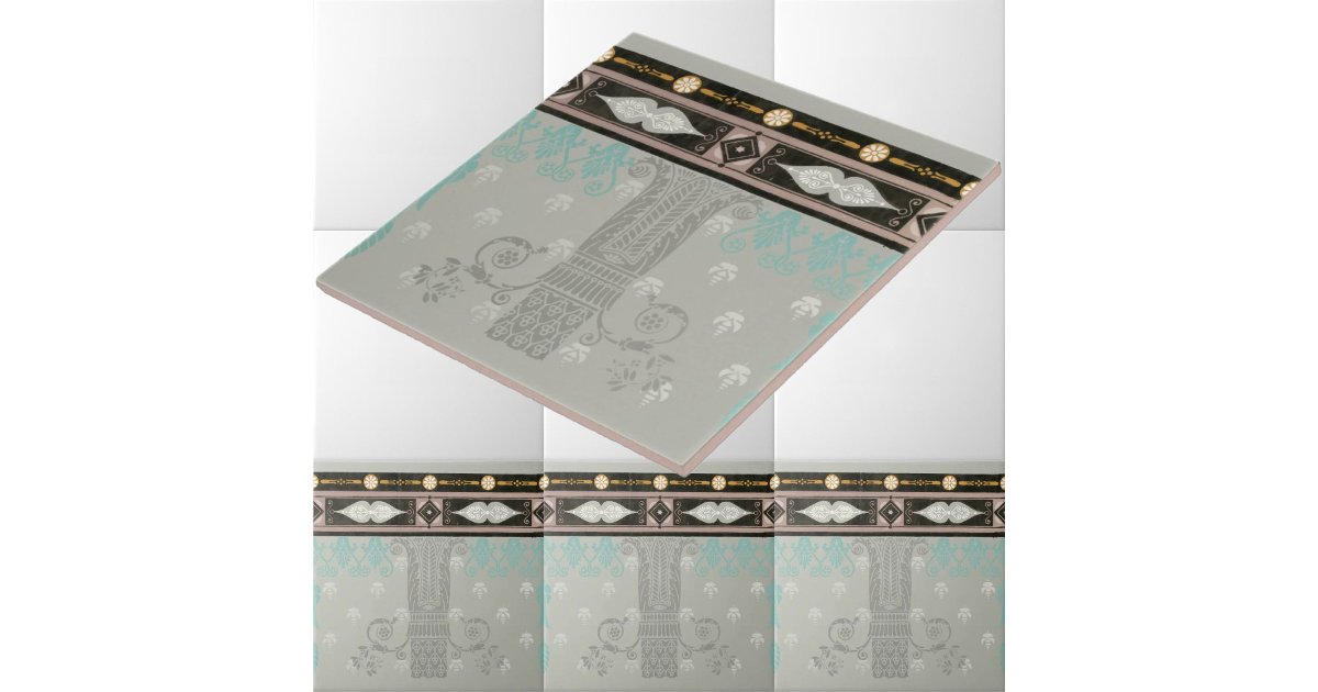 Greek Ornament Frieze Pattern Ceramic Tile | Zazzle