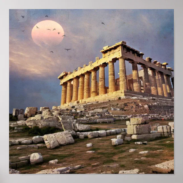 Greek Parthenon Poster | Zazzle