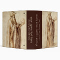 Greek Philosopher with Human Skull by Michelangelo 3 Ring Binder | Zazzle