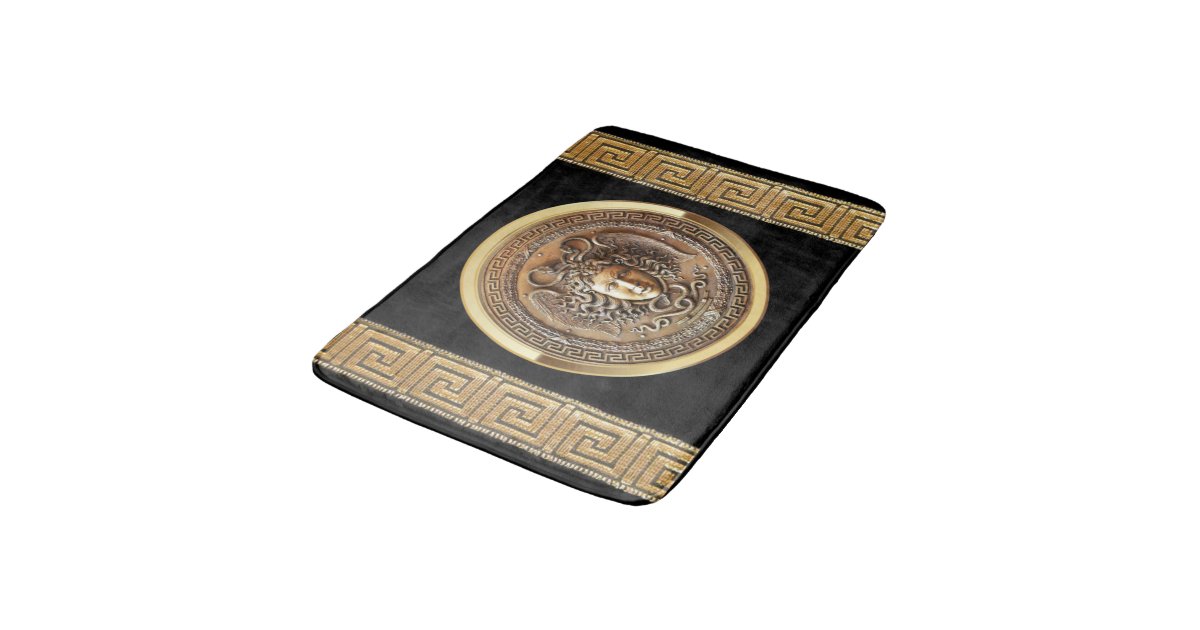 Greek Revival Medusa Bath Mat | Zazzle