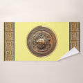 Greek Revival Medusa (Light Lemon) Bath Towel Set | Zazzle