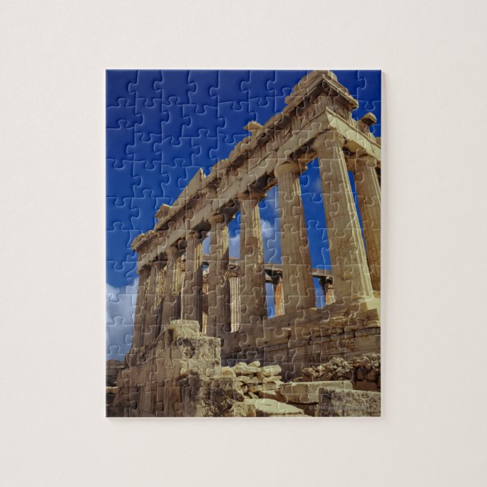 Greek ruins, Acropolis, Greece Jigsaw Puzzle | Zazzle.com