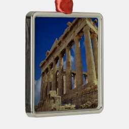 Greek ruins, Acropolis, Greece Metal Ornament | Zazzle