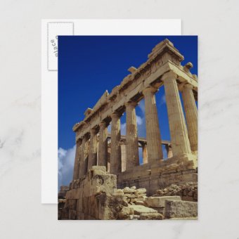 Greek ruins, Acropolis, Greece Postcard | Zazzle