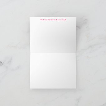 Greek "Thank You" Card | Zazzle