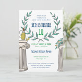 Greek Themed Party Invitation | Zazzle