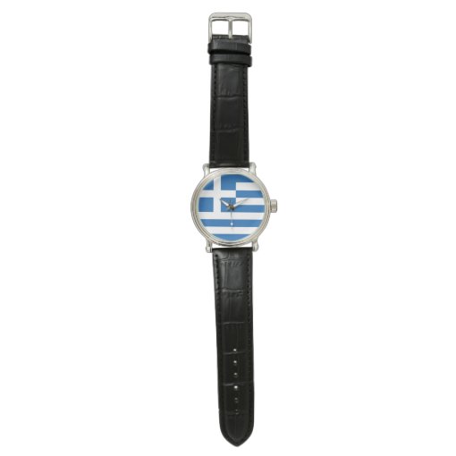 Greek Watch - The flag of Greece | Zazzle
